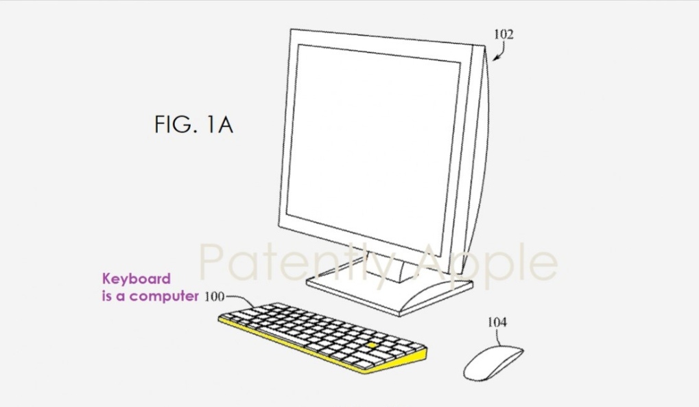 New Apple patent conceptualizes the Magic Keyboard with an in-built Mac ...