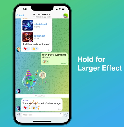 Telegram brings easy-to-make video stickers, better reactions and more ...