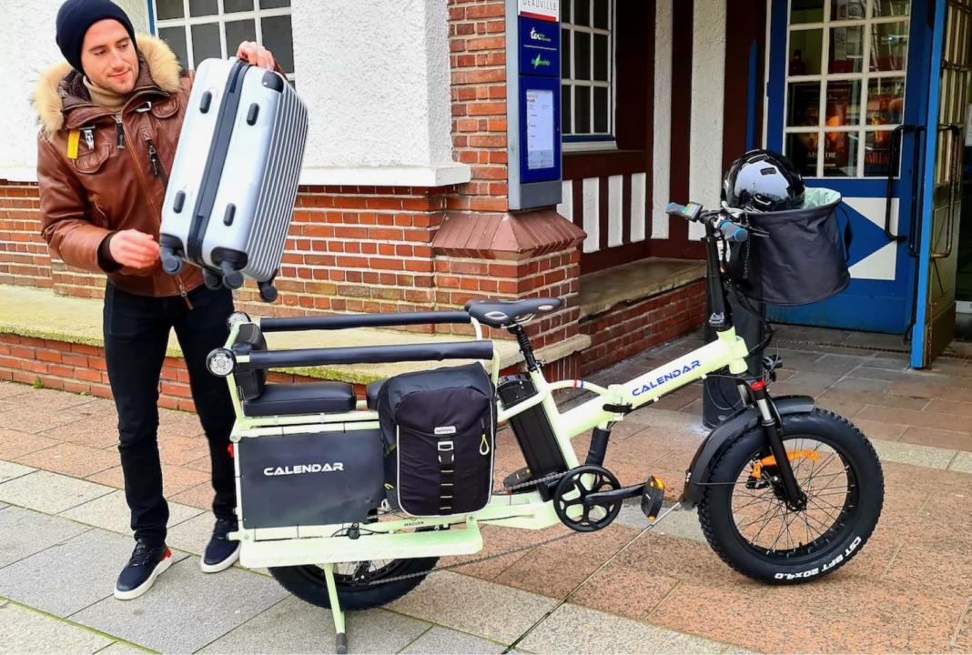 Longtail Max cargo e-bike is foldable and glows in the dark - Gizmochina