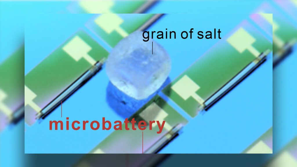World's smallest battery tiny as a grain of dust developed