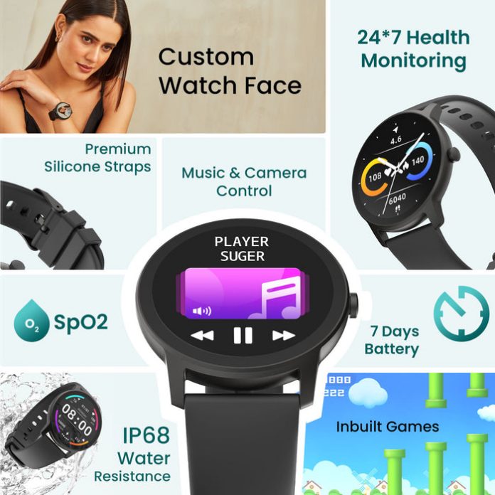 Ambrane FitShot Surge smartwatch with in-built games launched in India ...