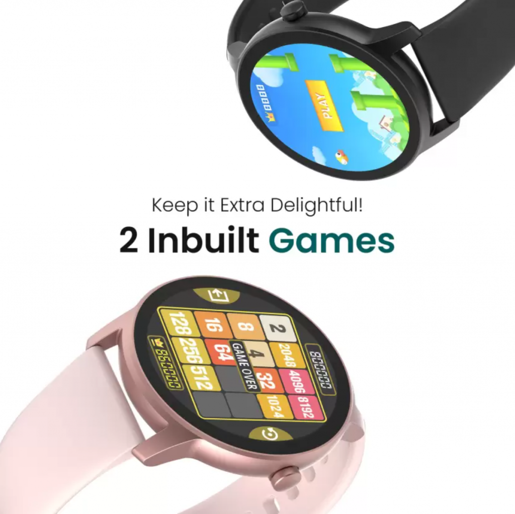 Ambrane FitShot Surge smartwatch with in-built games launched in India ...