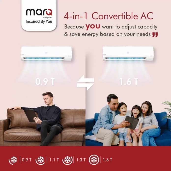 Flipkart MarQ 4-in-1 convertible inverter air conditioner launched in ...