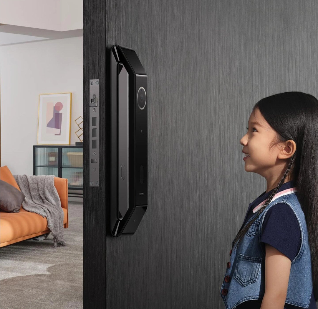 Huawei launches Smart Door Lock Pro running on Harmony OS - Gizmochina
