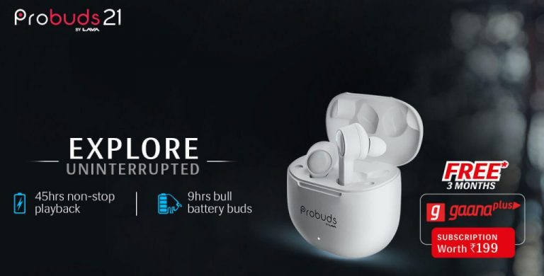 Lava Probuds 21 with up to 45h battery life launched for Rs. 1,299 ($17 ...