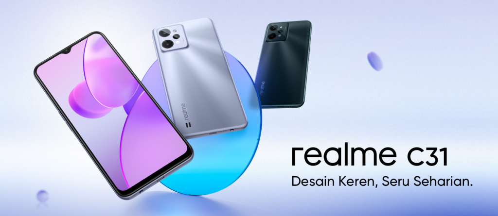 Realme C31 is official with triple cameras and UNISOC T612 SoC - Gizmochina
