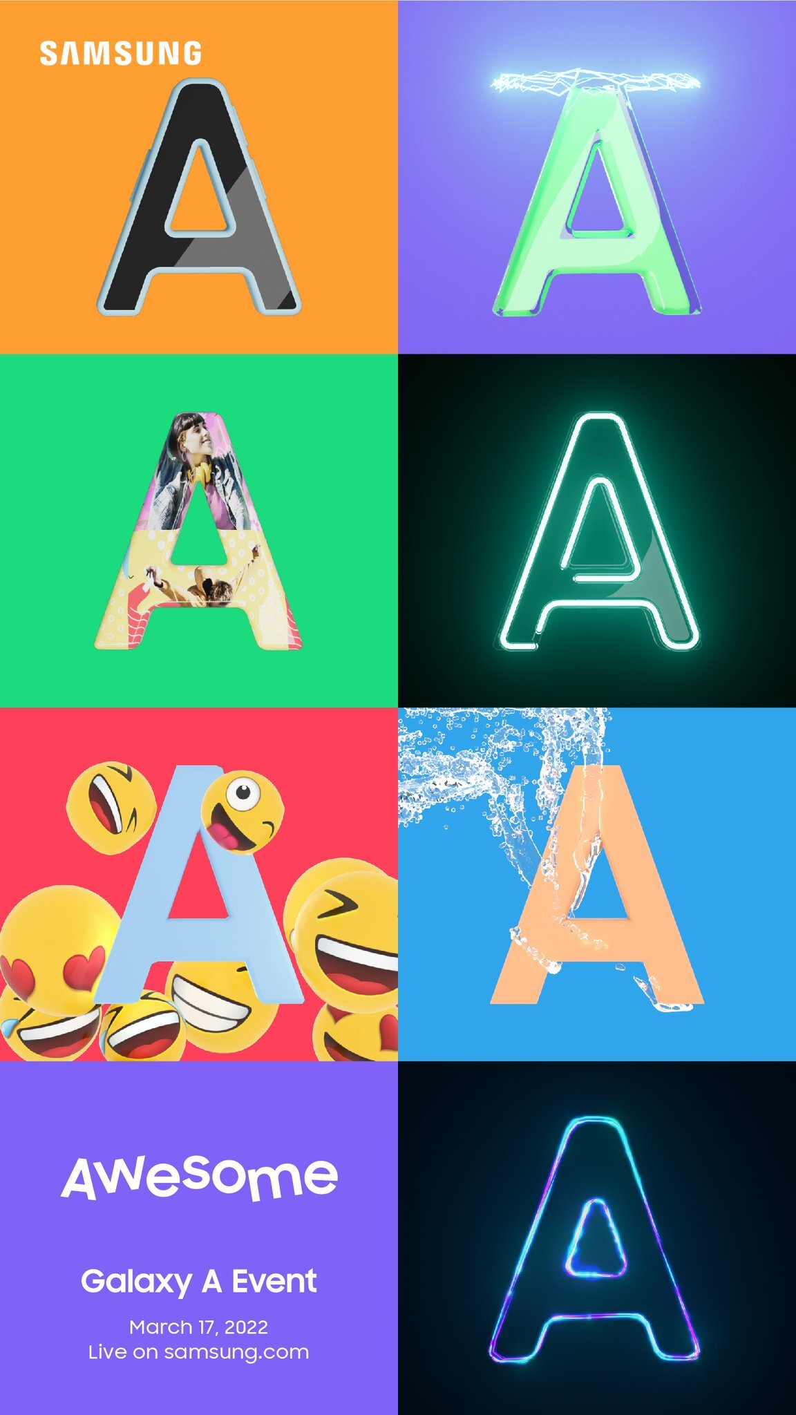 Samsung A Series 2022 to debut on March 17, as Promo Poster Surfaces ...