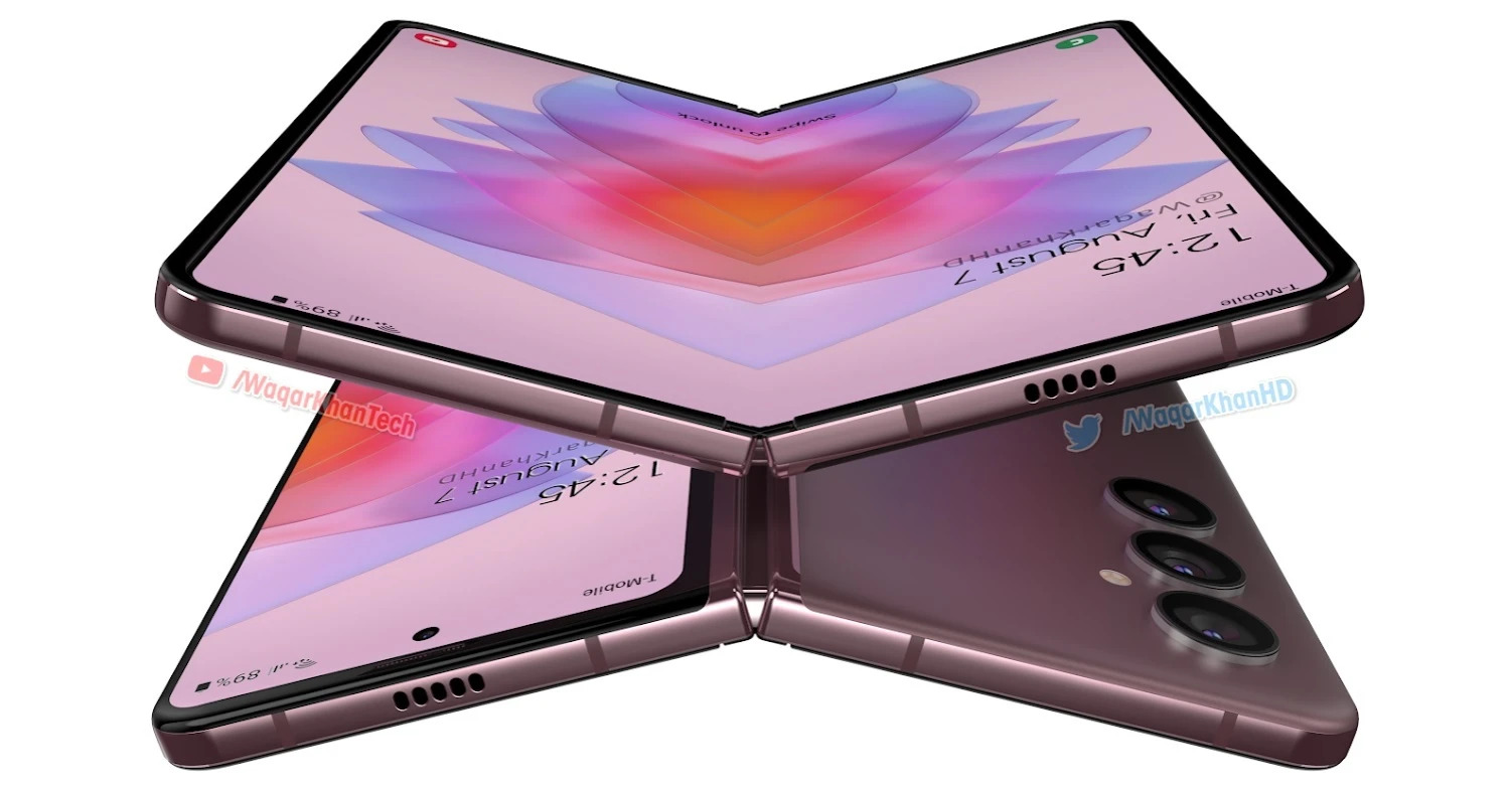 Samsung Galaxy Z Fold 4 Foldable Smartphones Concept Renders Showcases