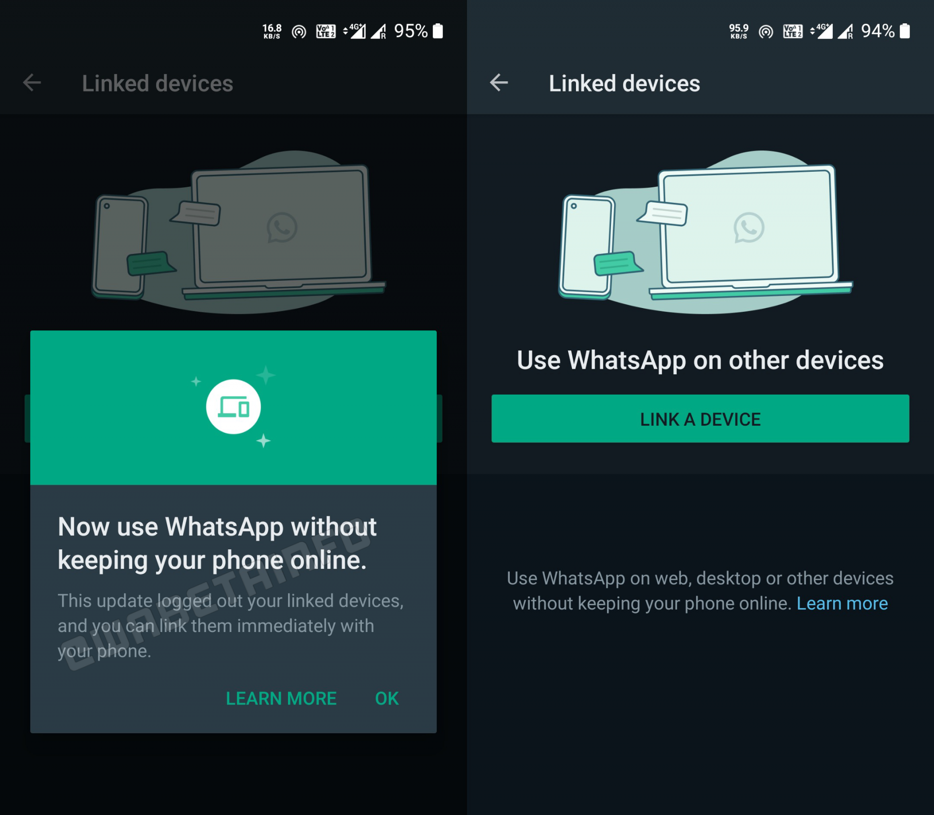 WhatsApp multi-device support starts rolling out, Message Reactions ...