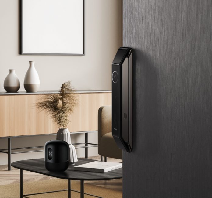 Huawei launches Smart Door Lock Pro running on Harmony OS - Gizmochina