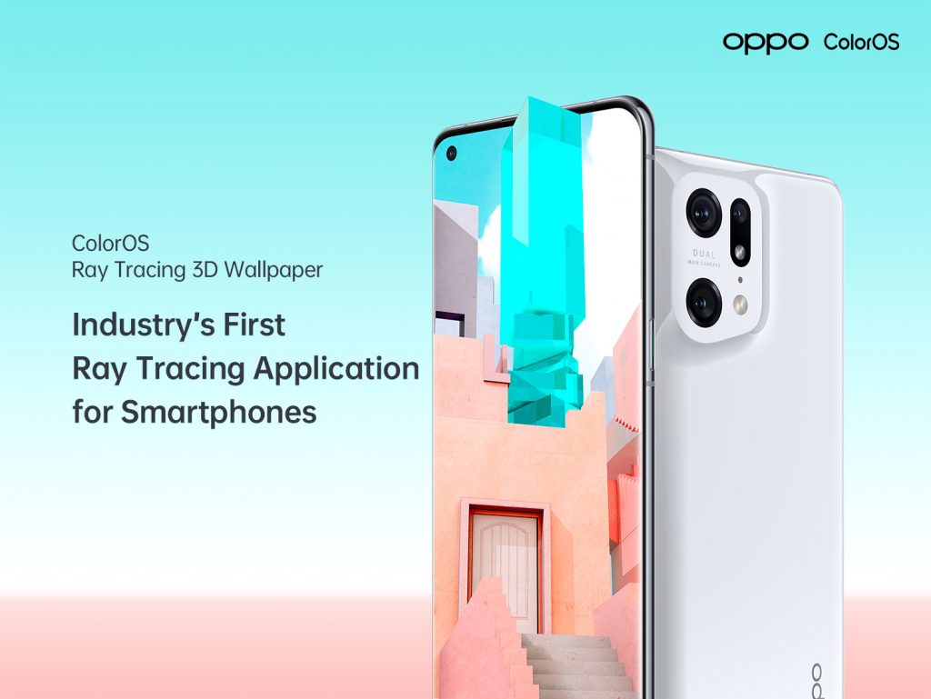 OPPO unveils 3D ray tracing wallpaper for the Find X5 Pro