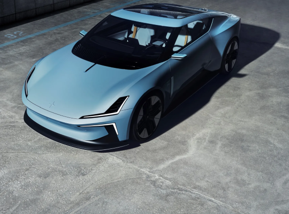Polestar O2 is a sleek electric convertible that comes with a drone for ...