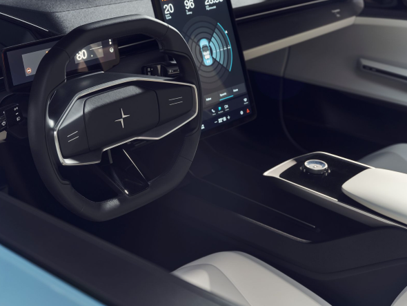 Polestar O2 is a sleek electric convertible that comes with a drone for ...