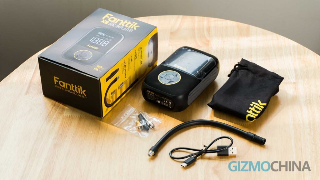 Fanttik X8 Air Tyre Inflator Review: Compact and Useful - Gizmochina