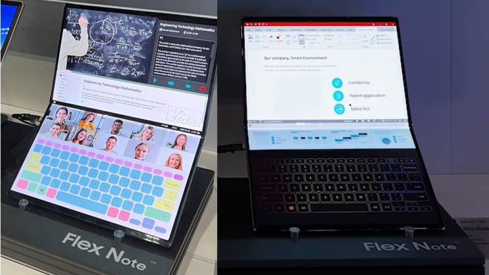 Samsung Reveals "Flex Note" Device, Here's How it Looks - Gizmochina