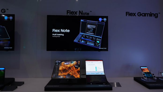 Samsung Reveals "Flex Note" Device, Here's How it Looks - Gizmochina