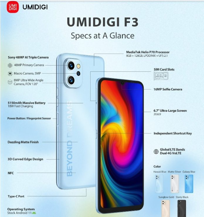 UMIDIGI Launches the F3 Series: Specs, Price and Giveaway Revealed ...