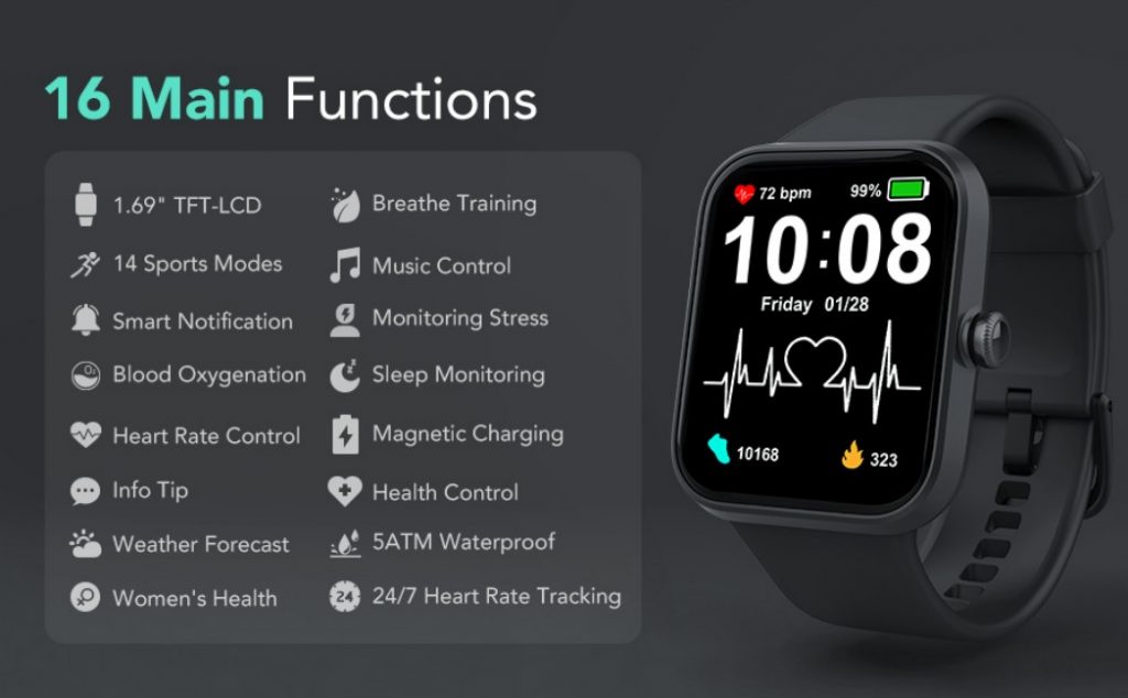 SKG V7 Smartwatch is now available at a Discounted Price of $33.99 (Up ...