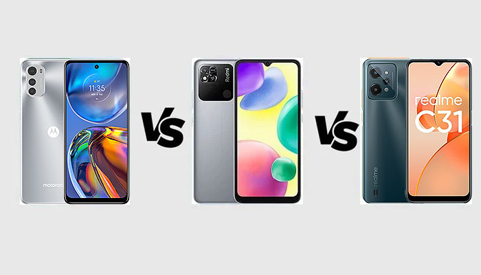 Moto E32 vs Redmi 10A vs Realme C31: Specs Comparison - Gizmochina