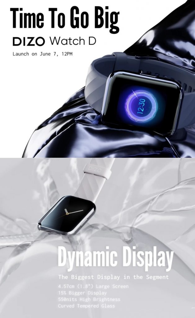 DIZO Watch D teasers reveal a June 7 launch date & key features ...