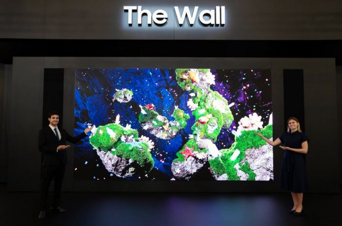 Samsung unveils The Wall 2022, its latest commercial micro LED display ...