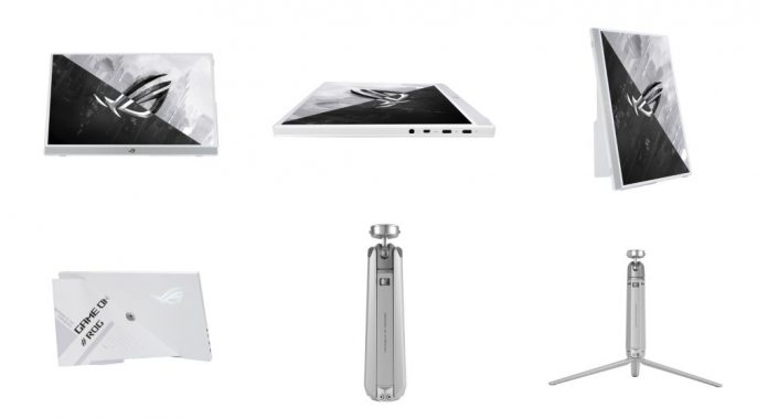 ASUS ROG Strix XG16 gaming monitor with a 7,800mAh battery, NVIDIA G ...