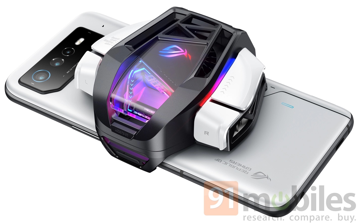 ASUS ROG Phone 6 renders emerge to reveal design, accessories, back ...