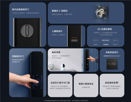 Xiaomi Smart Door Lock M20 with 7 unlocking options launched for ¥1,799 ...