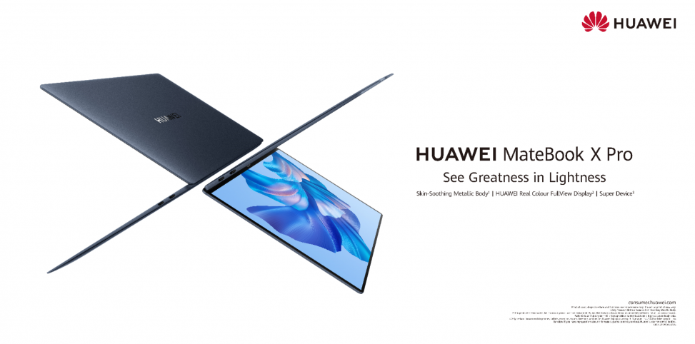 Huawei MateBook X Pro with 3K 90Hz display, 12th Gen Core processor ...