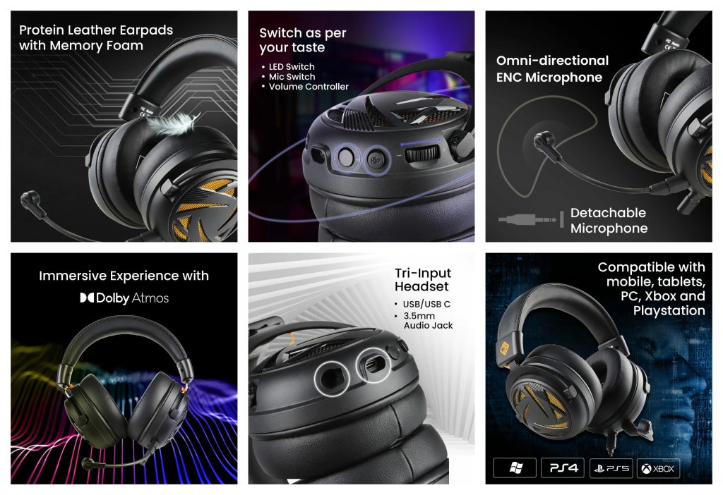 Cosmic Byte Equinox Kronos & Neutrino gaming headsets launched in India ...