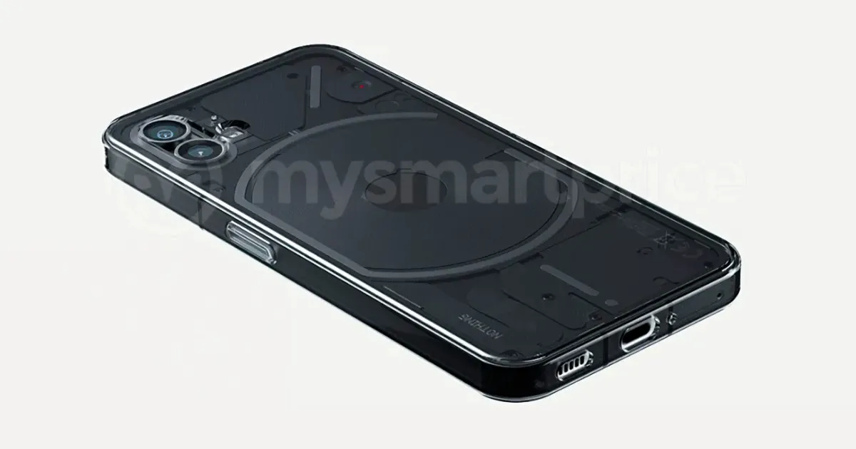 Nothing Phone (1) transparent TPU cover leaked prior to its release ...