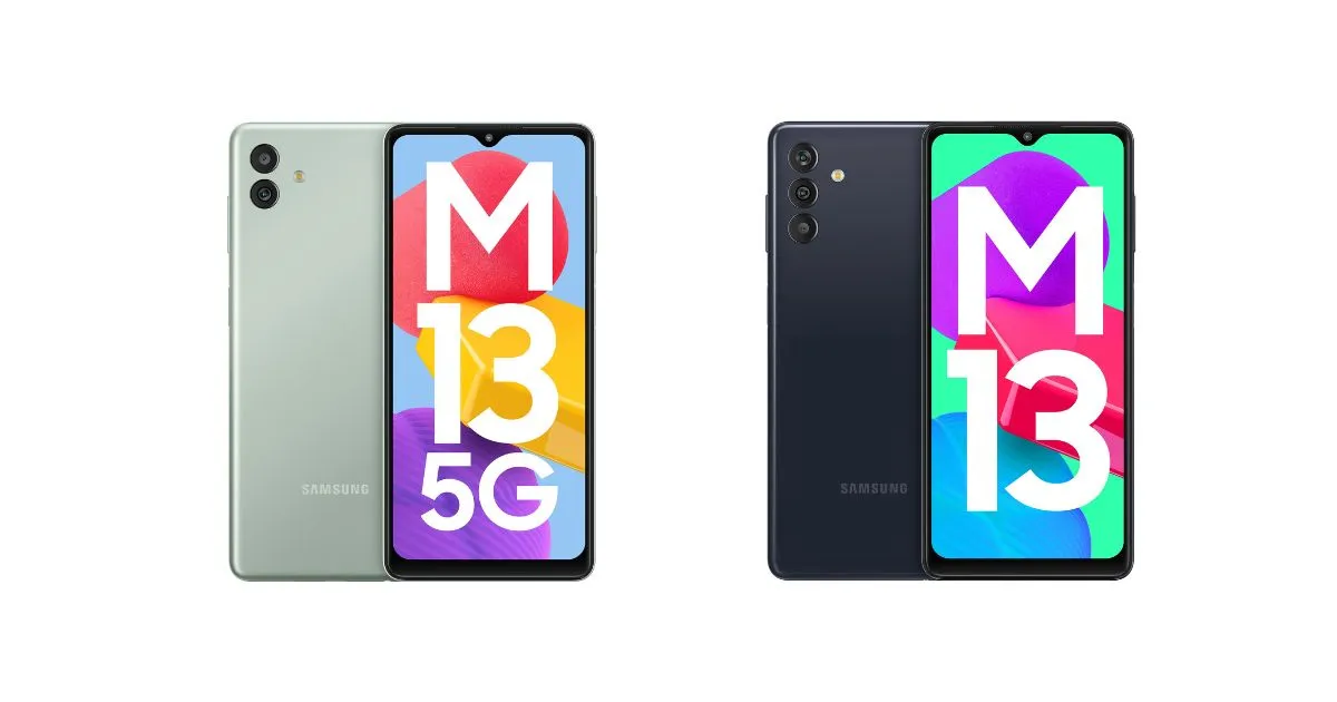 Samsung Galaxy M13, Galaxy M13 5G go on first sale tomorrow - check ...