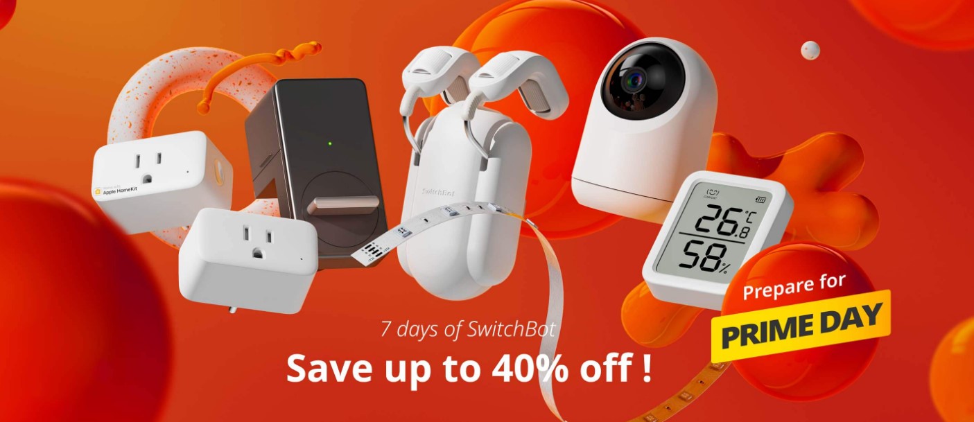 SwitchBot Prime Day Deals: 50% OFF + Giveaway (iPhone 14) - Gizmochina