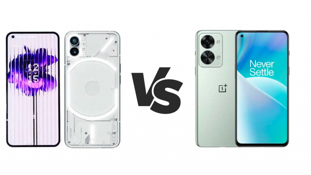 Nothing Phone (1) vs OnePlus Nord 2T - Specs Comparison - Gizmochina