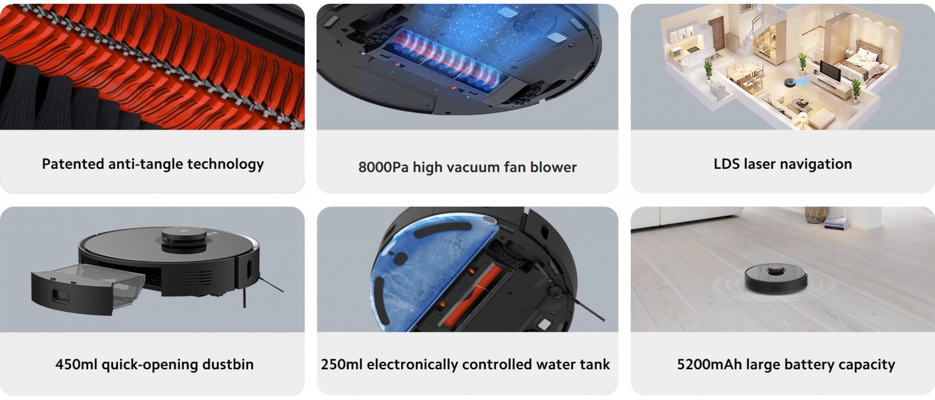 Xiaomi S10T Robot Vacuum cleaner with 8kPa suction power launched ...