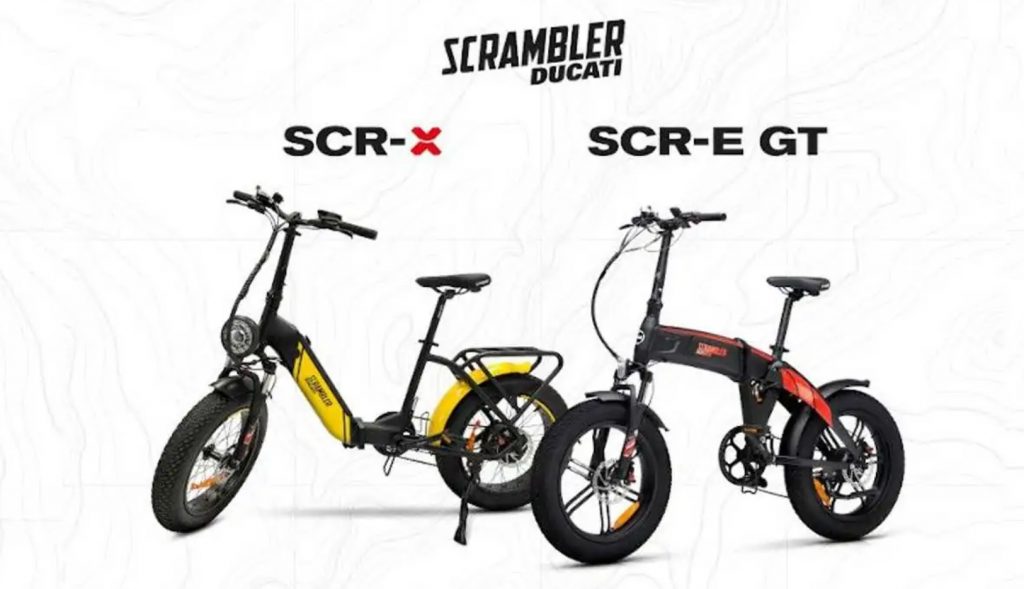 Ducati unveils the SCR-X and SCR-E GT folding electric bikes - Gizmochina