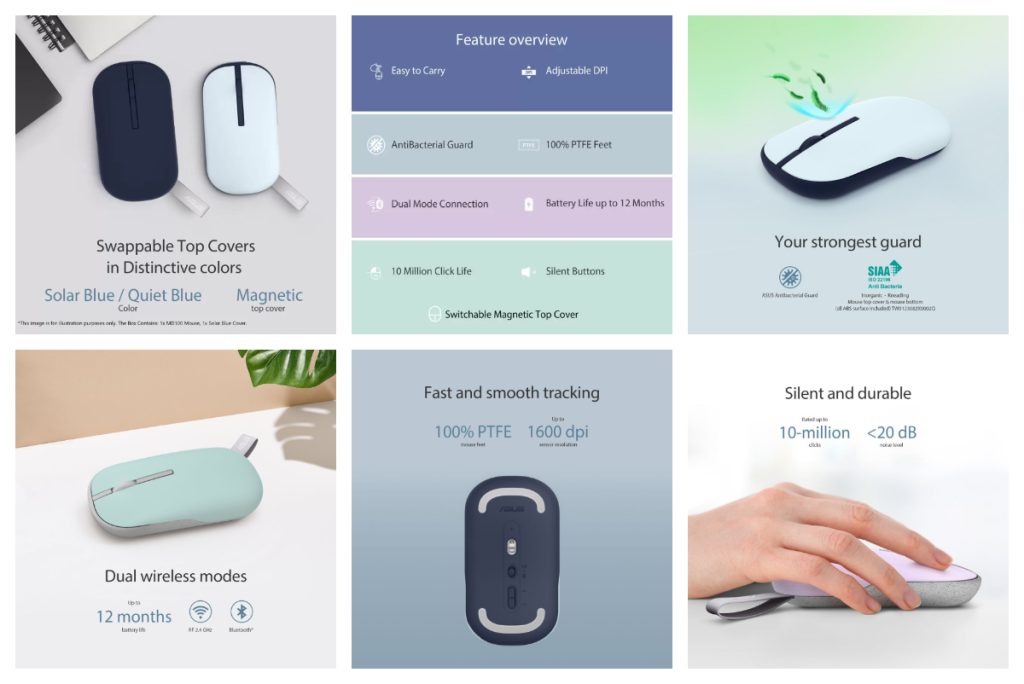 ASUS MD100 Marshmallow Mouse launched in India for ₹1,499 - Gizmochina