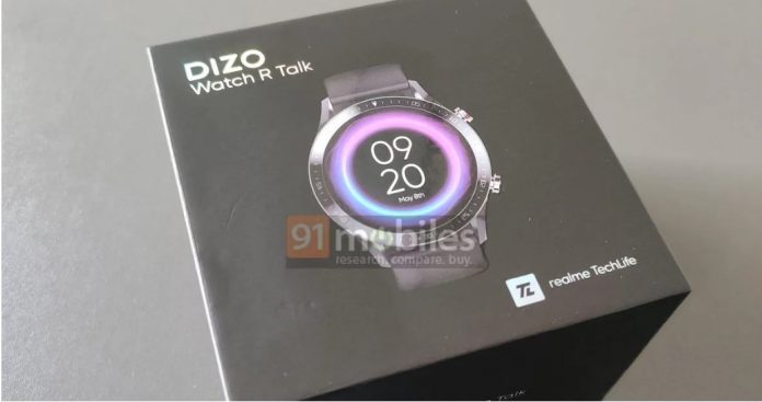 DIZO Watch R Talk leaked retail box image reveals design, launch ...