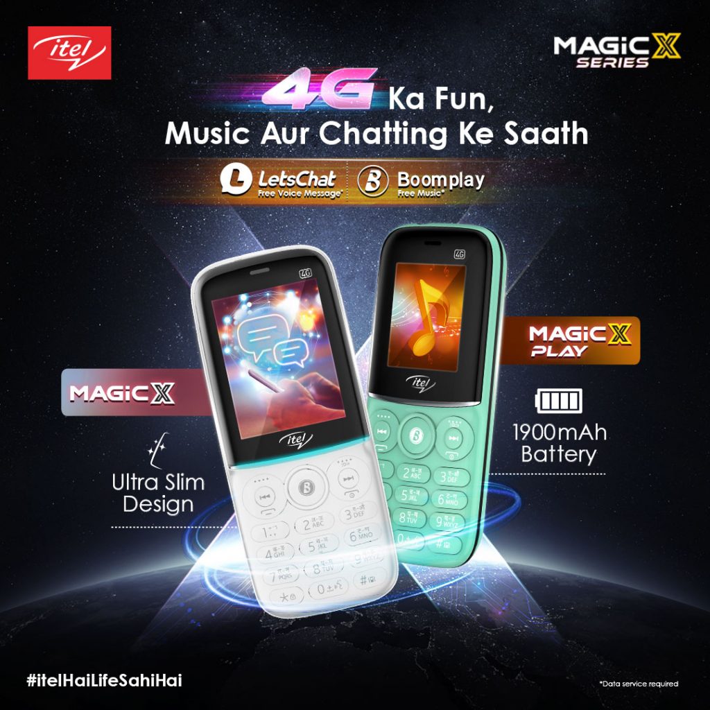Itel Magic X, Magic X Play Feature Phones Launched in India with 4G ...