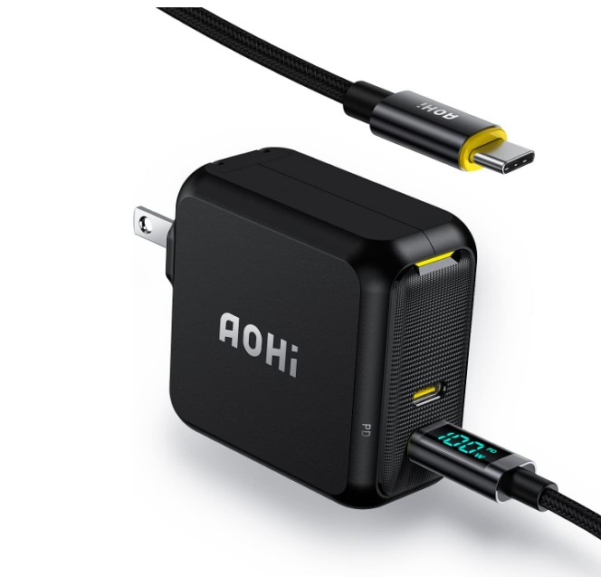 Get AOHI 100W GaN+ USB C charger for $55.99 (Retail Price $80 ...