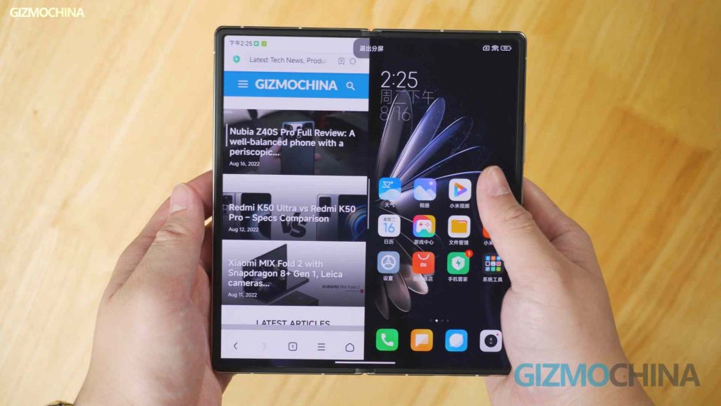 Xiaomi Mix Fold 2 Unboxing: The Thinnest Foldable Phone - Gizmochina