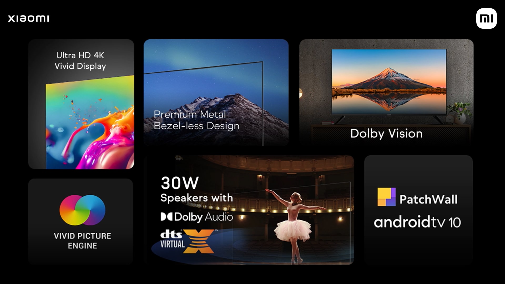 Xiaomi Smart TV X Series Launched: 4K Resolution, Dolby Vision, 30W ...