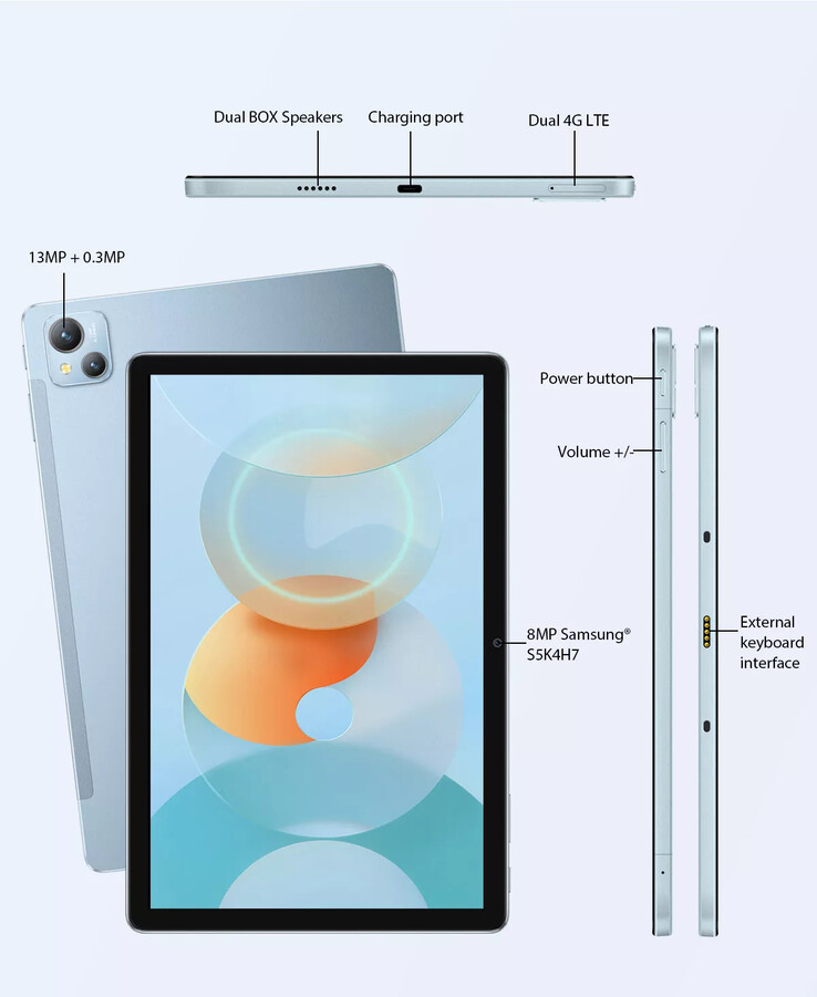 Blackview Tab 13 with a Helio G85 chipset, Android 12 OS launched ...