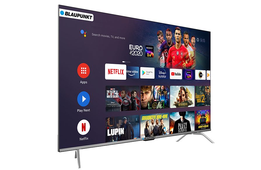 Blaupunkt 75-inch 4K QLED LED TV with 60W speakers launched in India ...