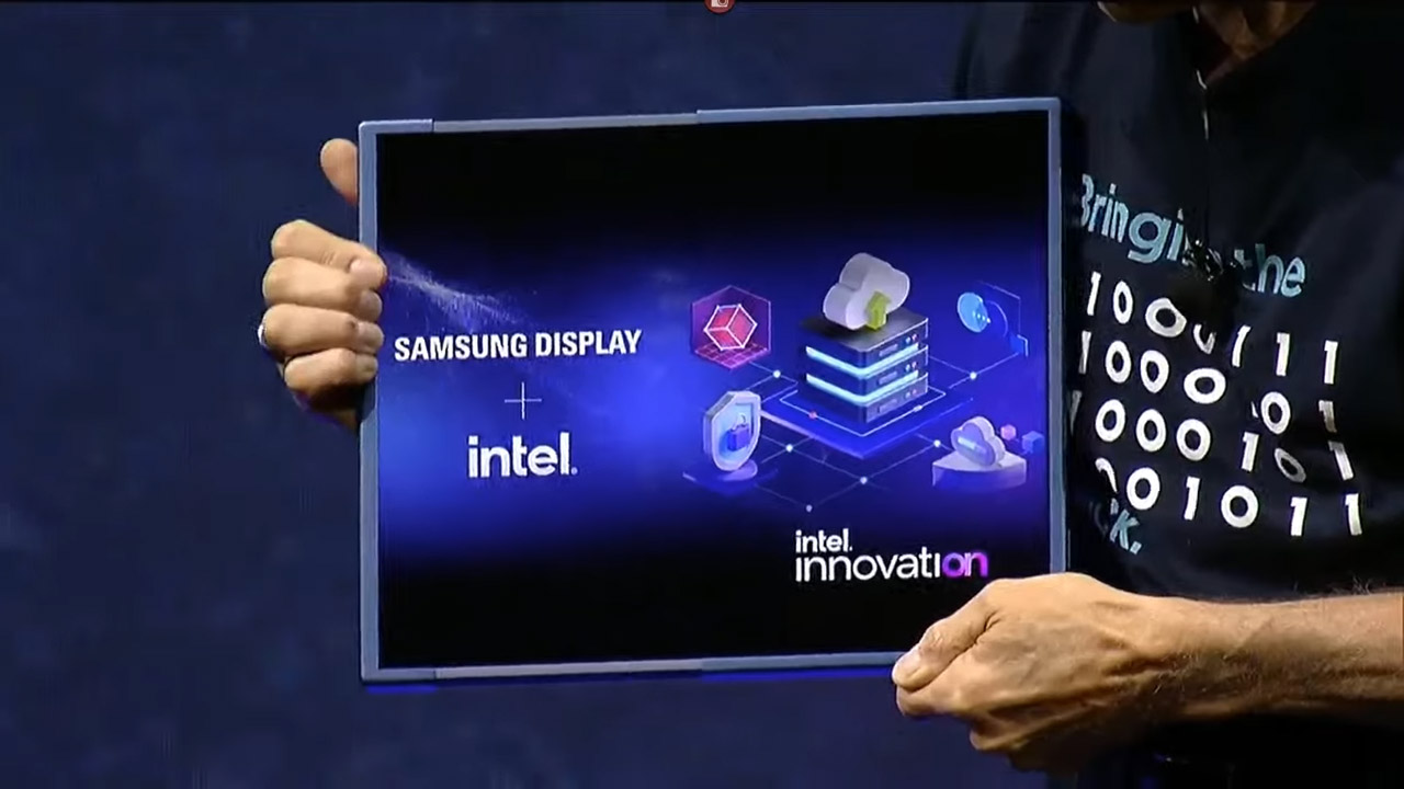 Samsung Showcases A Slidable Pc Display With A 17 Rollable Oled Screen