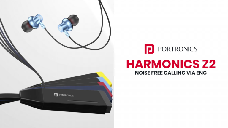 Portronics Harmonics Z2 neckband earphones launched in India with 30hr ...