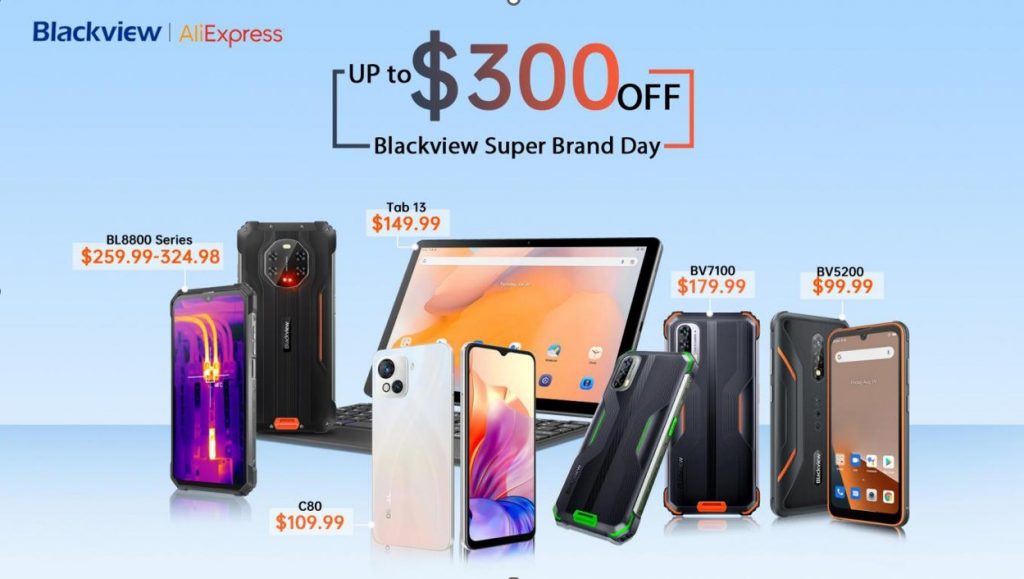 Blackview AliExpress Super Brand Day Kicks off with up to $300 off on ...
