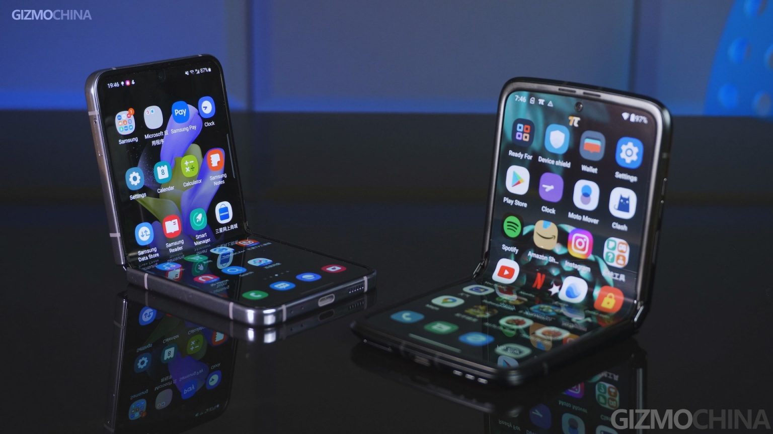 Samsung Galaxy Z Flip 4 vs Motorola Razr 2022 - Gizmochina