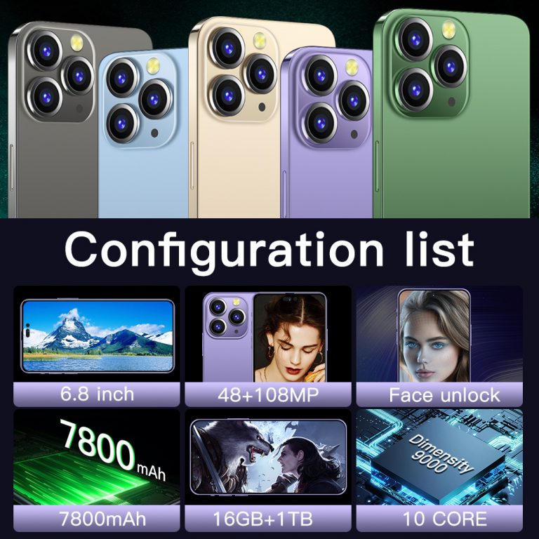 The i14 Pro Max is an iPhone 14 Pro Max clone offered at a 90% cheaper ...