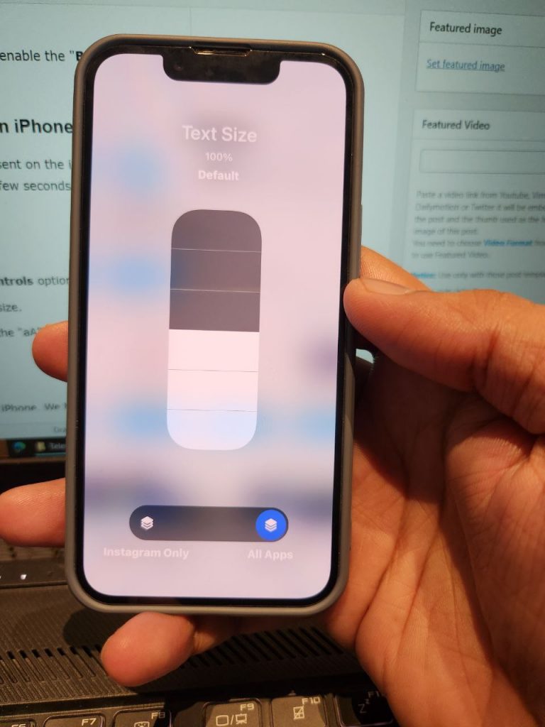 How to change iPhone Font and Font Size - Gizmochina